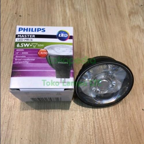 Jual LAMPU PHILIPS MASTER LED MR16 6,5W 3000K DIMMABLE 10D 12V ...