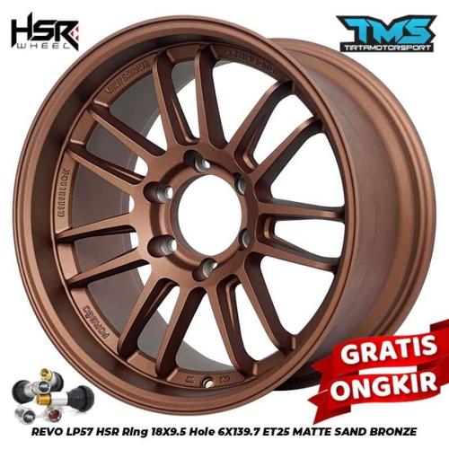 Jual velg mobil hsr revo r18x95 lubang 6 cocok untuk hummer h3, dll ...
