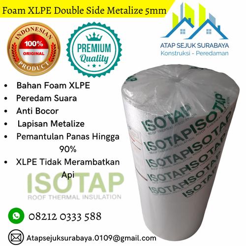 Jual Foam XLPE Double Side Metalize 5mm Peredam Panas Atap Premium ...