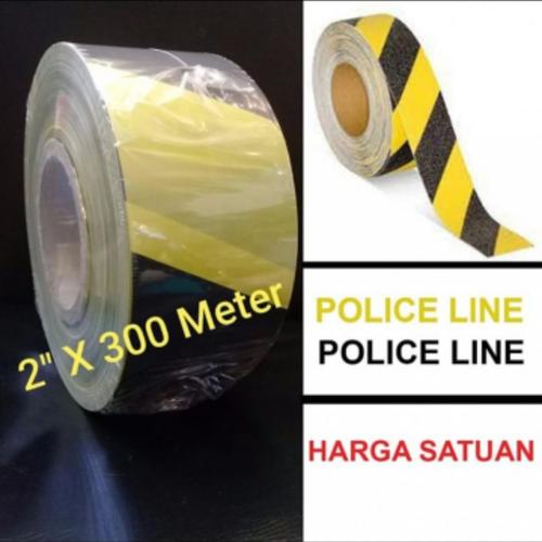 Jual Police Line - kuning hitam, 2" x 300 - Jakarta Barat ...