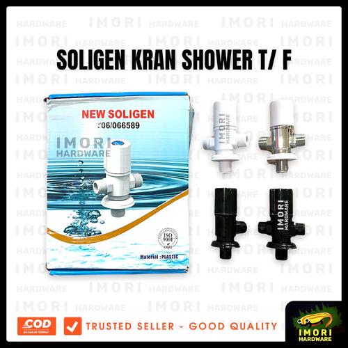 Jual SOLIGEN Stop Kran Shower Model F T PVC Plastik Cabang Keran WC Jet - S341 - Kota Surabaya ...