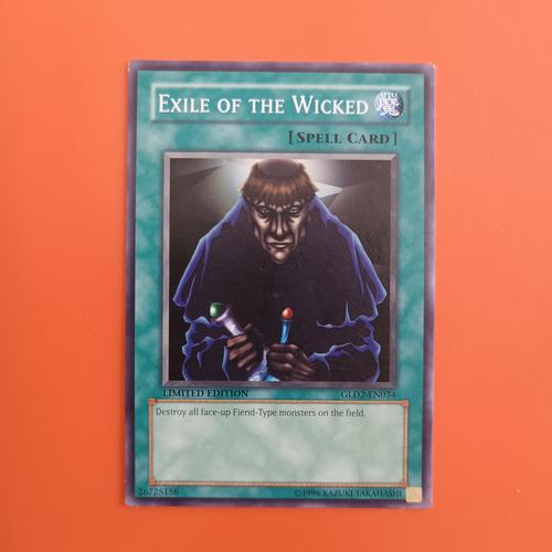 Jual Exile of the Wicked Kartu Yugioh original Konami - Kota Tangerang ...
