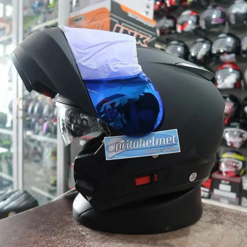 Jual Snail M1 Modular Black Matt Dop Free Visor Clear - M - Kab. Sleman ...