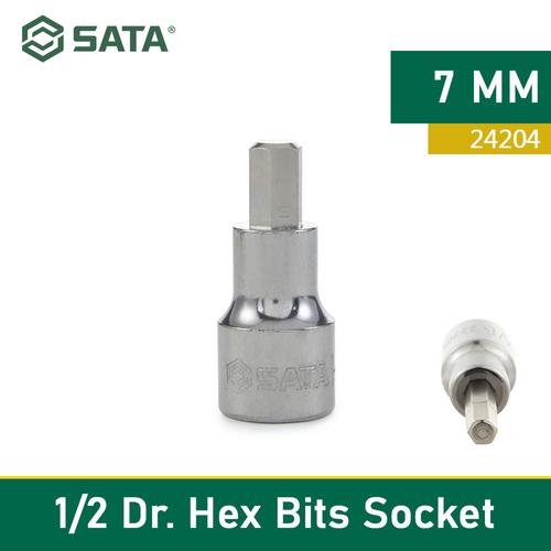 Jual Mata Socket 1/2 Inch METRIC HEX BIT SOCKETS HEX 7 MM 24204 SATA ...