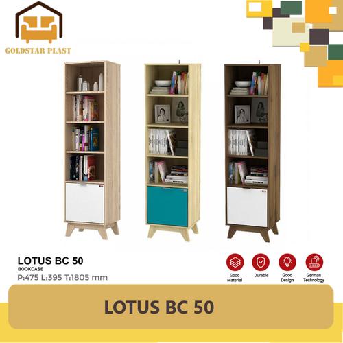 Jual RAK BUKU MINIMALIS MODERN/ RAK FILE/LEMARI PAJANGAN/LOTUS BC 50 ...