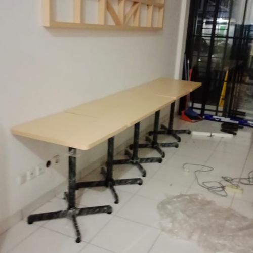 Jual meja cafe meja resto meja restoran hpl tebal 3cm 60*60cm - Kab ...