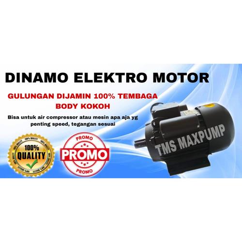 Jual Dinamo Motor Listrik Induksi 220v 2860rpm 2pole Pengerak Electro ...