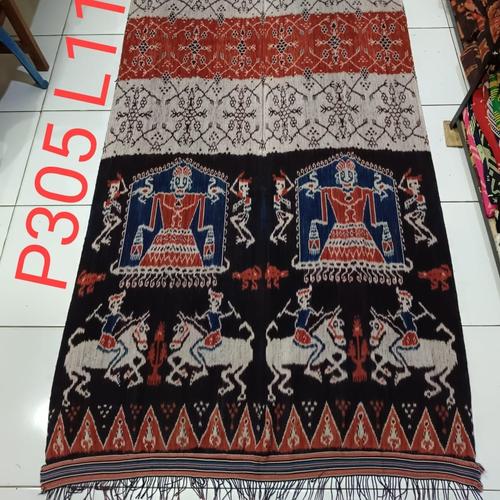 Jual Khain kombu tenun khas sumba timur.pewarna alam 100%. UKURAN BESAR ...