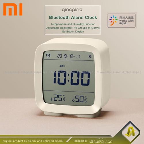 Jual Jam Meja QINGPING Smart Alarm Clock Temperature Bluetooth ...