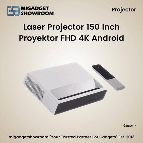 Jual Laser Projector 150 Inch LCD Proyektor FHD 4K Android TV Dolby ...