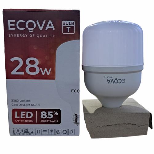 Jual lampu led 28w capsule bohlam led 28watt putih ecova bulb t garansi ...