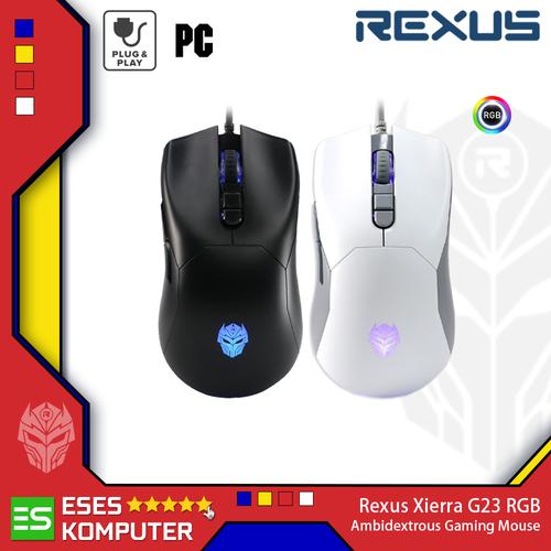 Jual Mouse Rexus Xierra G23 G-23 RGB | Mouse Gaming - Hitam - Kota ...