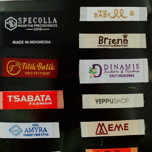 Jual label baju murah woven - Kota Surabaya - SINAR157 | Tokopedia