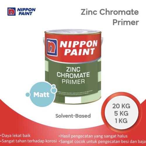 Jual ZINC CHROMATE PRIMER 1Kg PRIMER BESI DAN BAJA NIPPON PAINT - GREEN ...