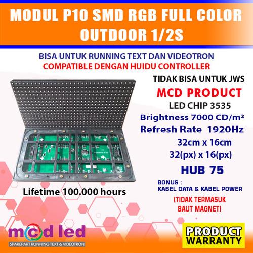 Jual MODUL P10 1/2 SCAN RGB SMD FULL COLOR OUT DOOR - Hanya Modul ...