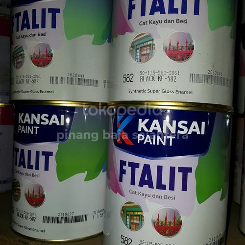 Jual (1gr) Cat Ftalit Hitam KILAP 582 1kg - Hitam Kilap - Kota ...