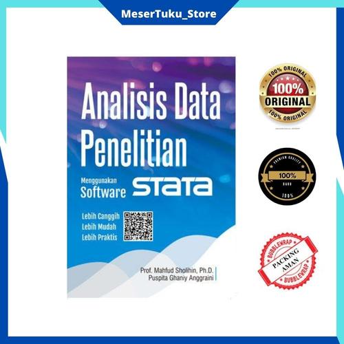 Jual buku analisis data penelitian menggunakan software stata - Kota ...