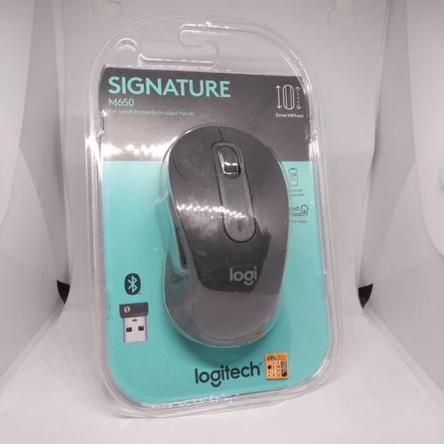 Jual Logitech Signature M650 Mouse Wireless Bluetooth Silent - Hitam ...
