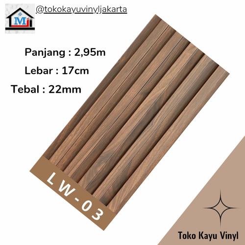 Jual Wood wall panel hiasan WPC LW-03 motif kayu/lembar - Jakarta Timur ...