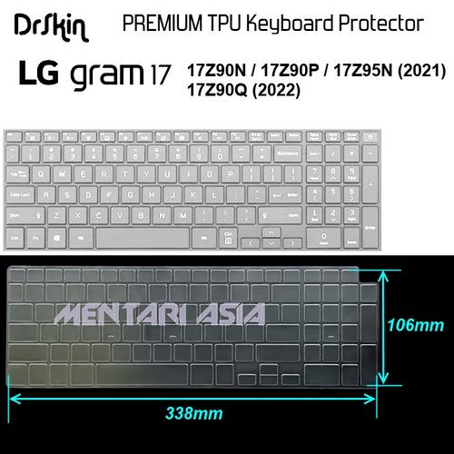Jual Keyboard Protector LG Gram 17z90n 17z90q - DrSkin Premium TPU ...