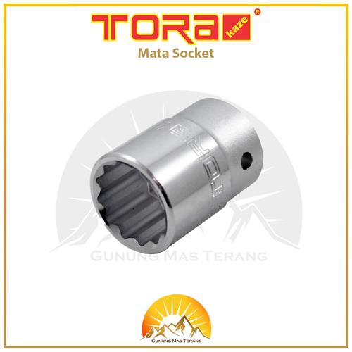 Jual Tora Mata Socket Hex 1/2" Kunci Sock Kepala Sok Sambungan 8 - 32 ...