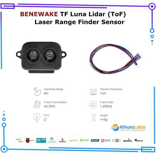 Jual Benewake TF Luna Lidar (TOF) Laser Range Distance Sensor Jarak 8 meter - Kota Semarang ...