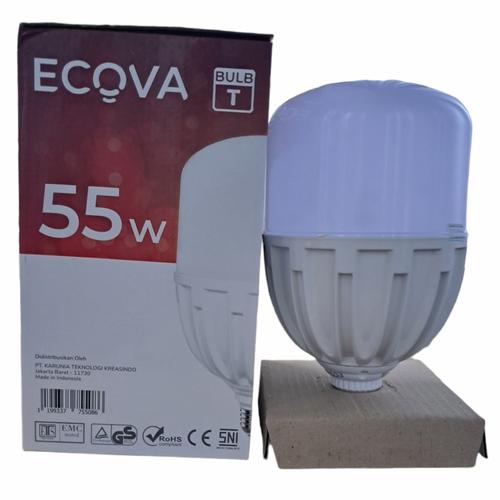 Jual lampu led 55w capsule bohlam led 55watt putih ecova bulb t garansi ...