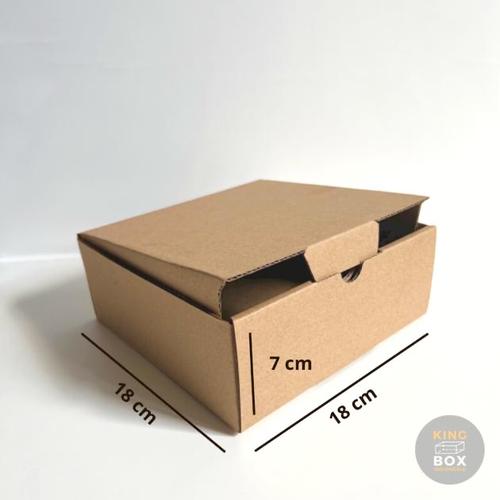 Promo Kardus Karton Packaging Box 18 x 18 x 7 cm - Die Cut - Kota ...