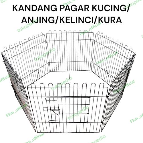 Jual Pagar hewan buat anjing/kucing - Hitam - Kab. Bogor - fkm Pet ...