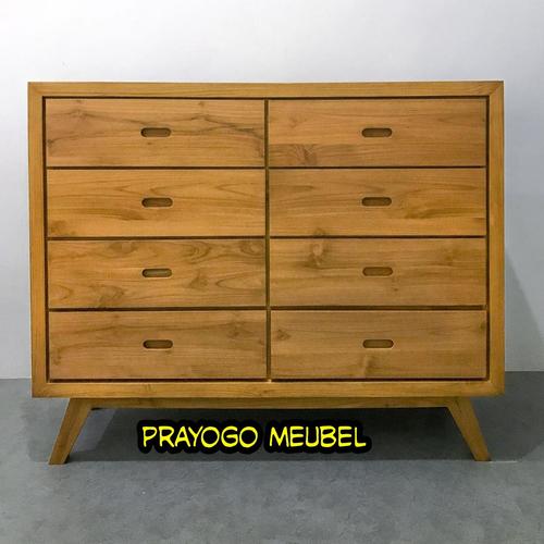 Jual meja drawer laci minimalis cabinet retro vintage kayu jati murah ...