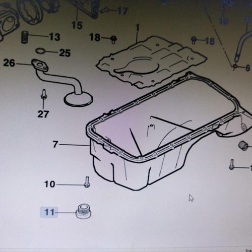 Jual baut Carter oli Chevrolet spin 1500 cc/baut tap oil pan spin ...