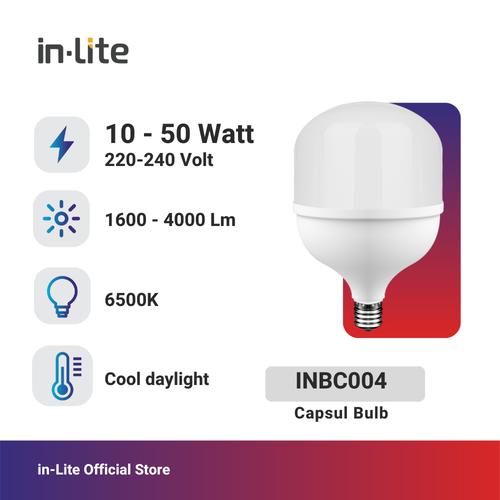 Jual in-Lite Lampu Bohlam Capsul INBC004 - 50 Watt - Jakarta Utara - In-Lite LED | Tokopedia