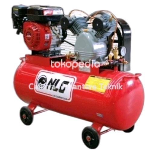 Jual Mesin Kompresor Angin 2 HP 40 Liter + Engine 6.5 Merk NLG GEC100-2 ...