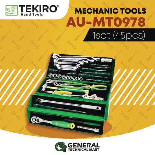 Jual Tekiro Mechanic Tools 45 Pcs / Tool Kit / Tool Set - Jakarta Pusat ...
