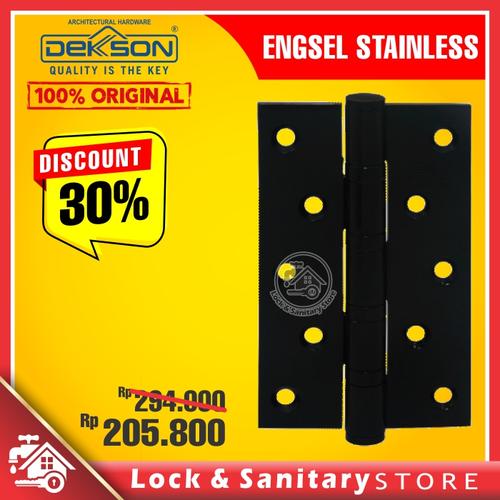 Jual Engsel Stainless Dekson Dekkson DELUXE 5X3X3MM 4BB BK Engsel Pintu ...