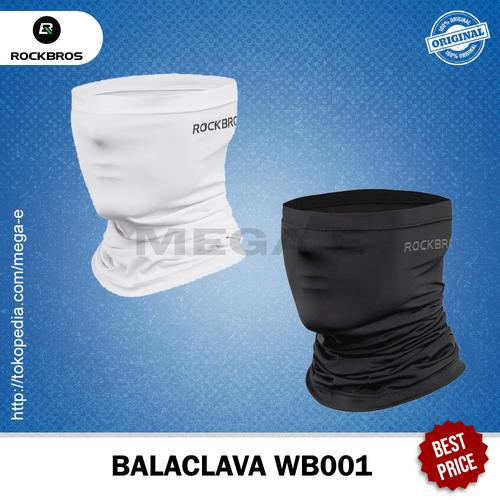 Jual Masker Sepeda Rockbros WB-001 Putih Masker Motor Anti UV Slayer ...