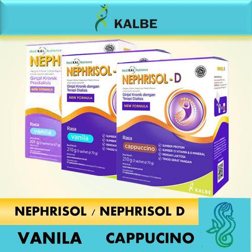 Jual NEPRISOL D CAPPUCCINO & NEPHRISOL VANILA - NEPHRISOL D CAP - Kota ...