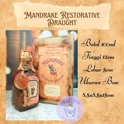 Jual Harry Potter Magic Potion Mandrake Restorative Draught pajangan ...