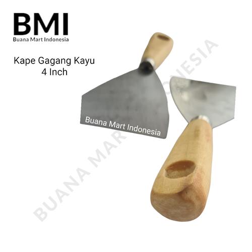 Jual Kape Gagang Kayu 4 Inch | Kape Besi Scrapper | Scrap | Kapi Sekrap ...