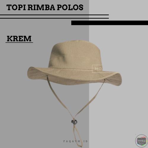 Jual Topi Bucket Rimba Hat Tali Polos Safari Pendaki Hutan Outdoor ...