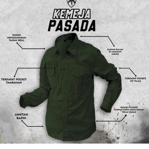 Jual Kemeja Tactical Pasada Panjang - cream, M - Kota Depok - Alfa ...