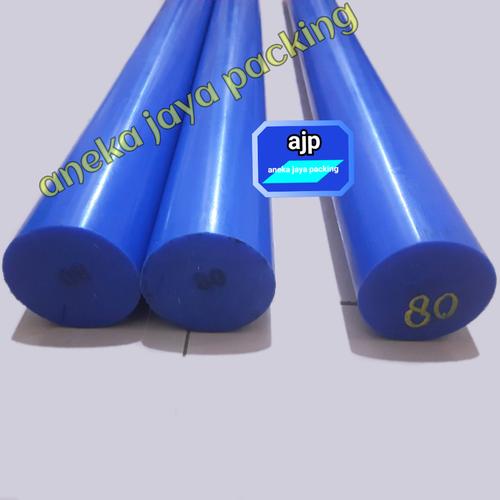 Jual mc blue rod dia 80mm x 1meter as hard nylon biru batangan - Jakarta Barat - aneka jaya ...