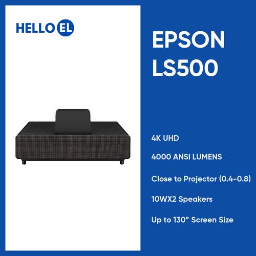 Jual EPSON LS500 EH-LS500 EH-LS500B/W 4000 Lumens 4K Short Projector ...