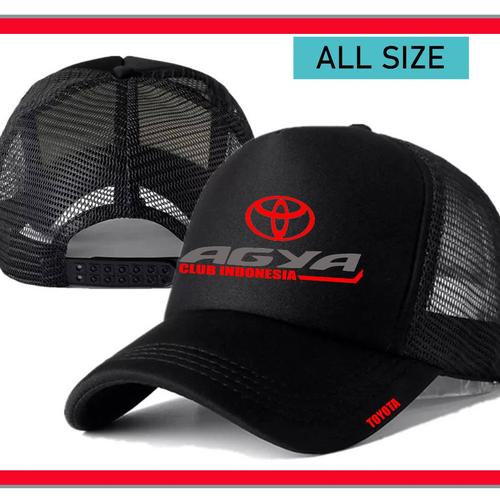 Jual RHGallery Topi Trucker Jaring Logo AGYA Club Indonesia Toyota ...
