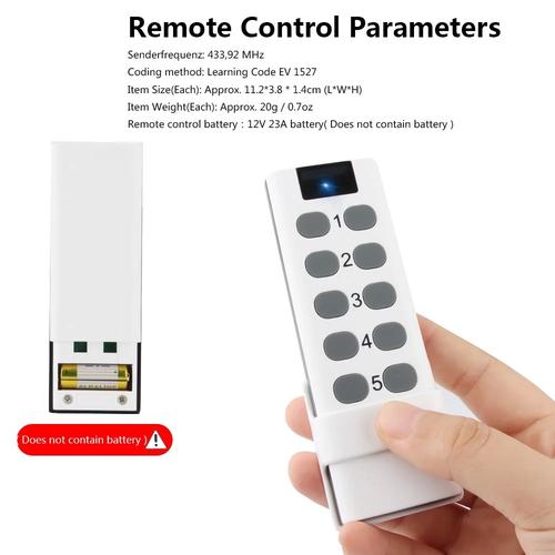 Jual SMATRUL Remote Control Smart Home New Tuya 433Mhz 10 Button EV1527 - Jakarta Barat ...