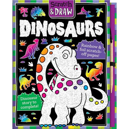 Jual Scratch & Draw Dinosaurs - Art Activity Book (Scratch and Draw ...
