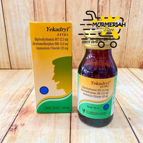 Jual Yekadryl Extra Syrup 55 ml - Sirup Obat Batuk Berdahak & Kering ...