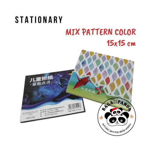 Jual Kertas Lipat Origami Motif Bolak Balik - Pattern Color - Kota ...