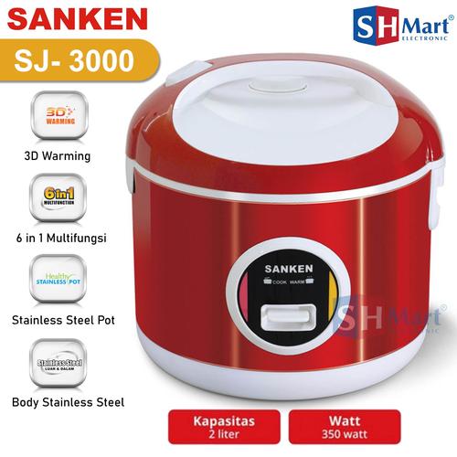 Jual MAGIC COM / RICE COOKER SANKEN SJ-3000 / SJ 3000 / SJ3000 [2 LITER ...