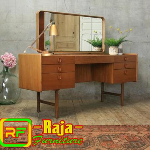 Jual Meja Rias Kayu Jati minimalis model scandinavian kekinian new ...